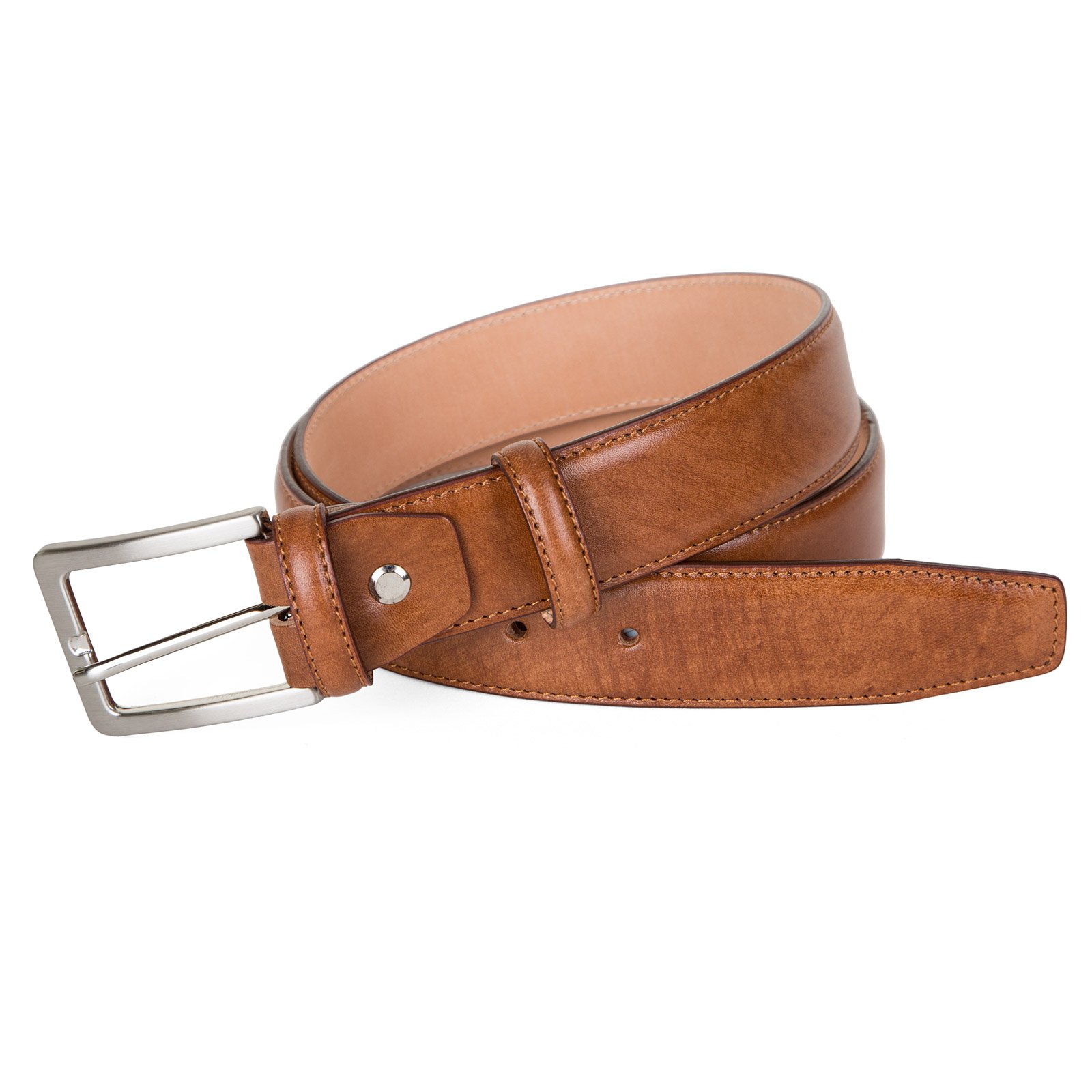 Leather Stitched Edge Dress Belt - Sale Accessories-Sale Belts : FA2 ...