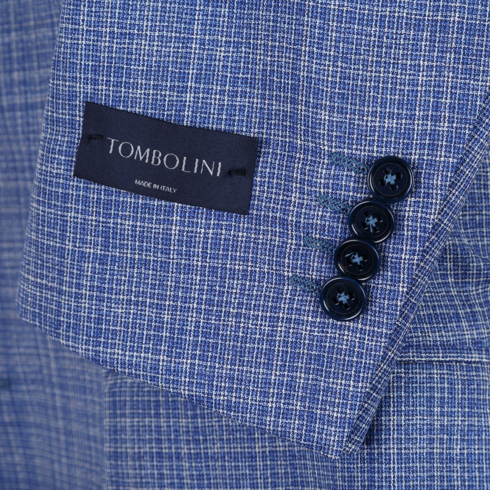 Luxury Italian Cross Hatch Wool Blazer - Jackets & Blazers-Dress ...