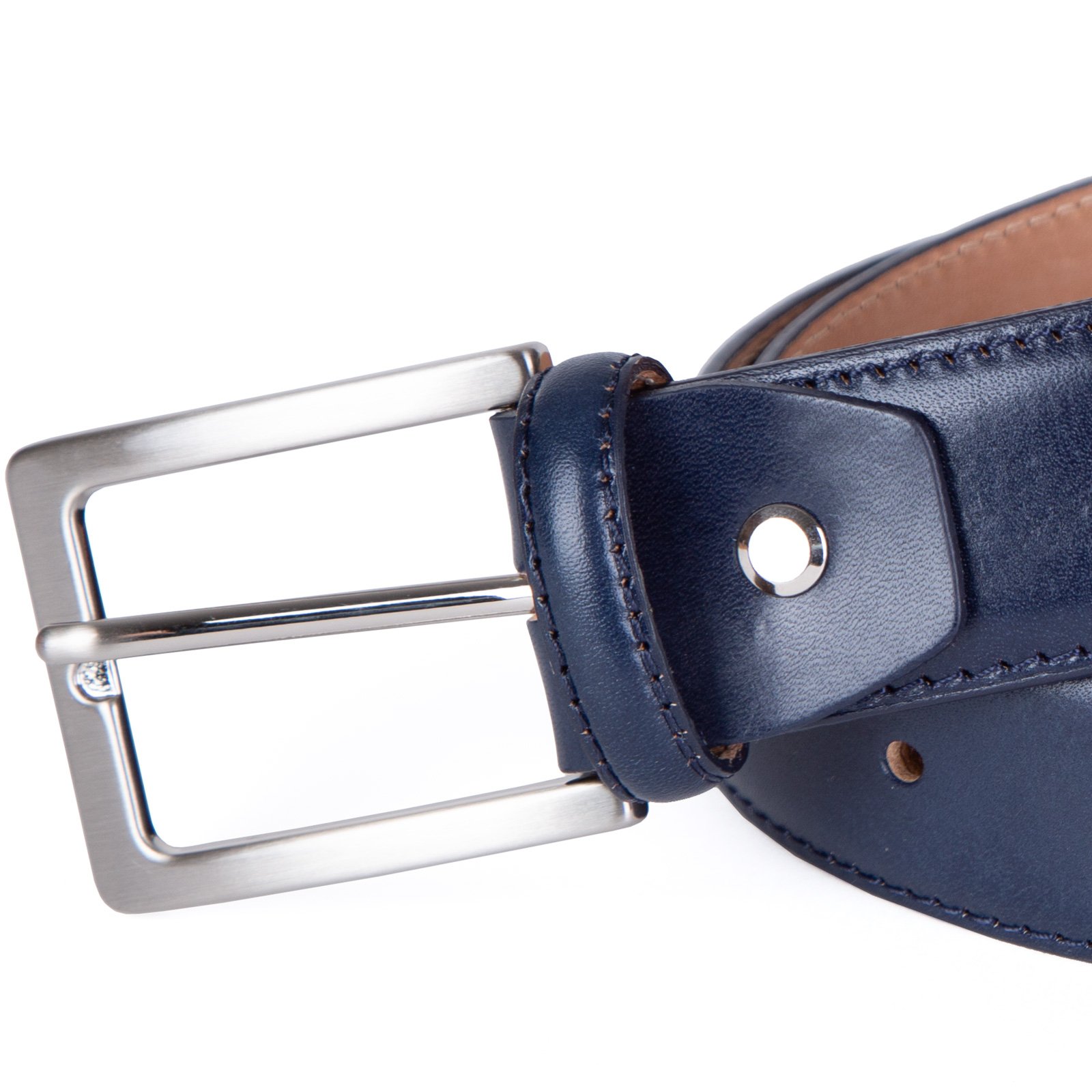 Leather Stitched Edge Dress Belt - Sale Accessories-Sale Belts : FA2 ...