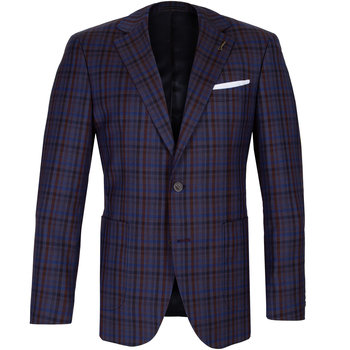 Guard Bold Check Wool Dress Jacket - Jackets & Blazers-Dress Jackets ...