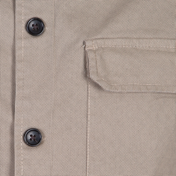 Micro Print Stretch Cotton Worker Jacket - Jackets & Blazers-Casual ...